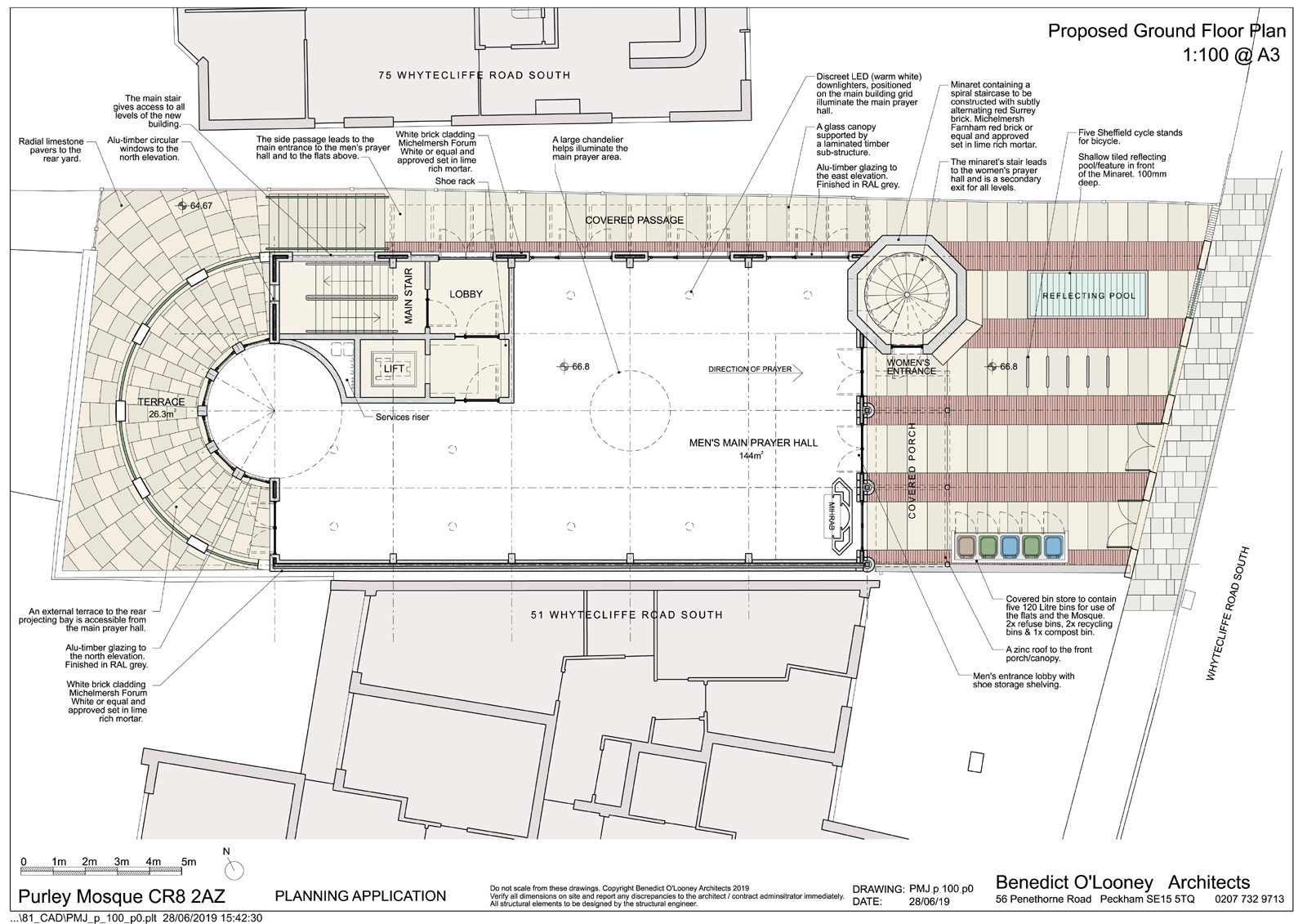 Benedict O'Looney Architects — Purley Mosque