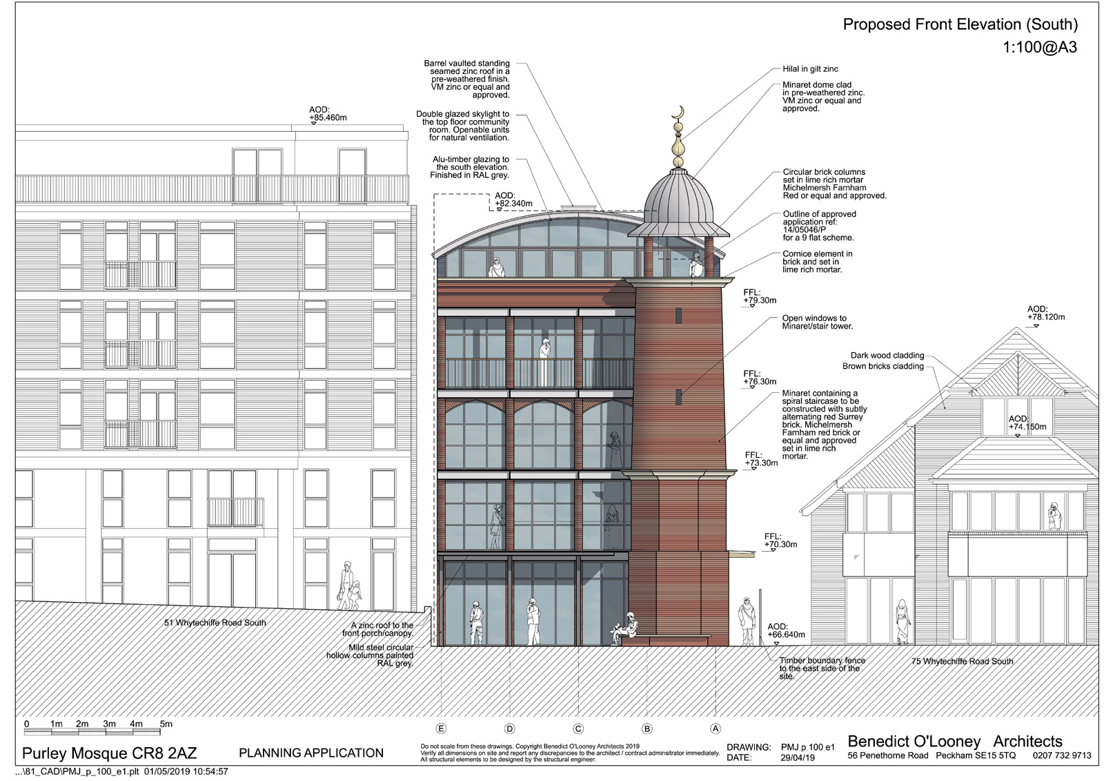 Benedict O'Looney Architects — Purley Mosque